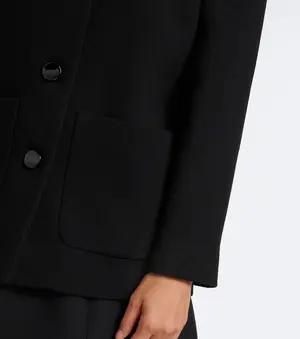 Valentino Garavani Embellished Virgin Wool Crêpe Jacket