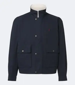 Saint Laurent Reversible Cotton Jacket - Blue