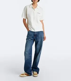 Miu Miu Paneled Suede Sneakers