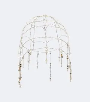 Rabanne Embellished Headpiece - Silver