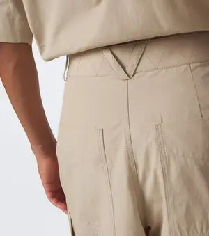 Bottega Veneta Cotton Twill Cargo Shorts
