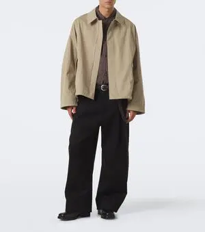 Studio Nicholson Comba Cotton-blend Blouson Jacket - Beige