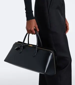 Alaïa Delta Medium Leather Top-handle Bag