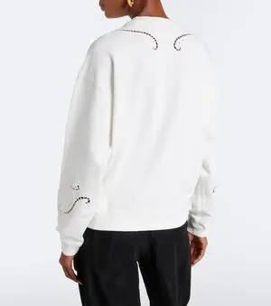 MARANT ETOILE Embroidered Cotton Sweatshirt