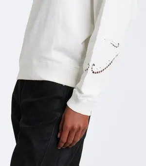 MARANT ETOILE Embroidered Cotton Sweatshirt