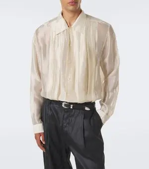 Our Legacy Every Georgette Tuxedo Shirt