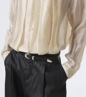 Our Legacy Every Georgette Tuxedo Shirt
