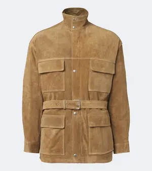 ARMA Doran Belted Suede Jacket
