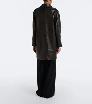 THE ROW Donata Leather Coat
