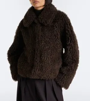 Vince Cropped Bouclé Blouson Jacket