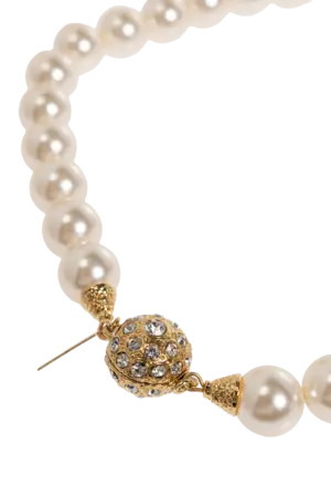 Alessandra Rich Pearl Necklace