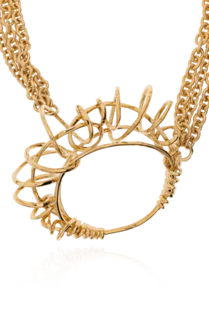 Chloé Brass Necklace ‘tulip
