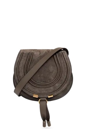 Chloé Suede Bag ‘marcie S’ Grey