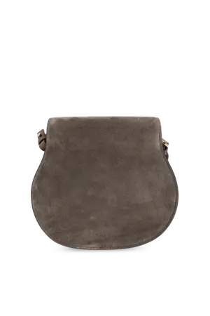 Chloé Marcie Suede Shoulder Bag - Grey