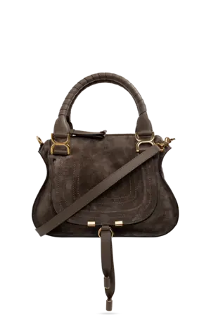 Chloé Suede Bag ‘marcie S’ Grey