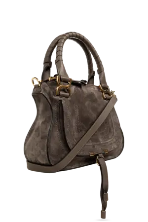 Chloé Suede Bag ‘marcie S - Grey