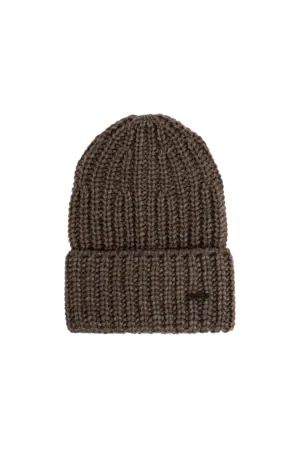 Dsquared2 Wool Beanie With Patch - Grey