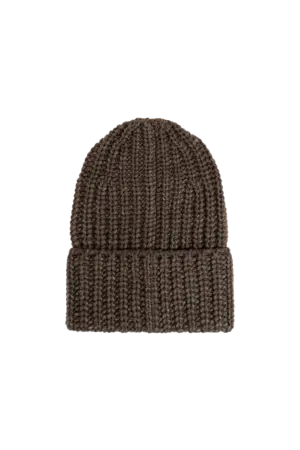 Dsquared2 Wool Beanie With Patch - Grey