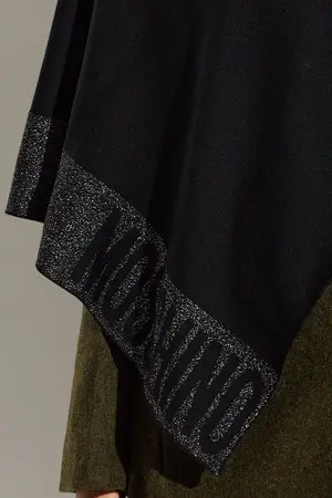 Moschino Poncho With Lurex Thread