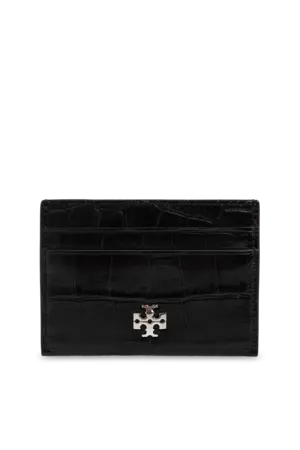 Tory Burch Leather Card Holder - Black