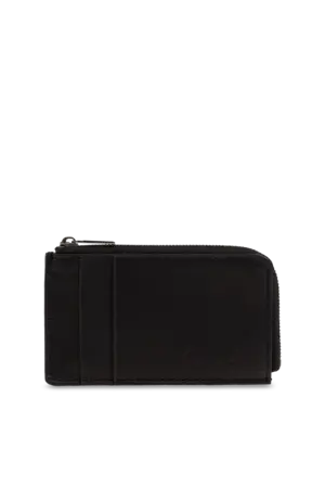 Yohji Yamamoto Leather Card Holder - Black