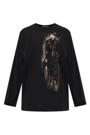 Yohji Yamamoto T-shirt With Print - Black