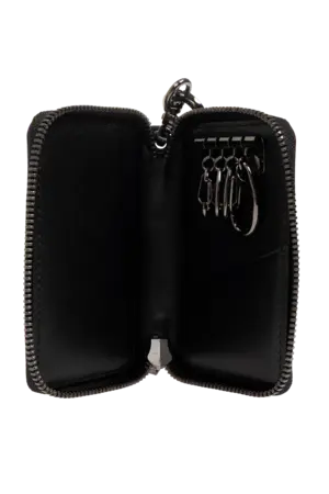 Yohji Yamamoto Leather Keychain With Pouch