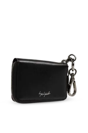 Yohji Yamamoto Leather Keychain With Pouch