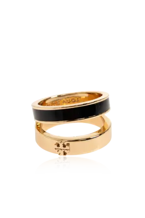 Tory Burch Ring With Logo - Gold