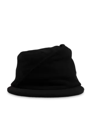Yohji Yamamoto Wool Baseball Cap With Visor - Black