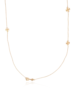 Tory Burch Long Necklace With Logo
