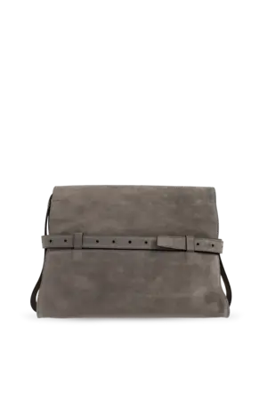 Moschino Tie Me" Suede Shoulder Bag