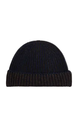 Sease Ribbed Cashmere Beanie
