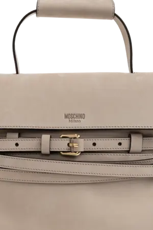 Moschino Tie Me" Suede Top Handle Bag