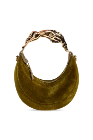Chloé Horse Small Velvet Bag - Green