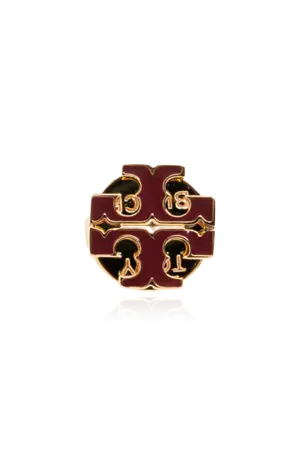 Tory Burch Earrings In The Shape Of A Logo - Gold
