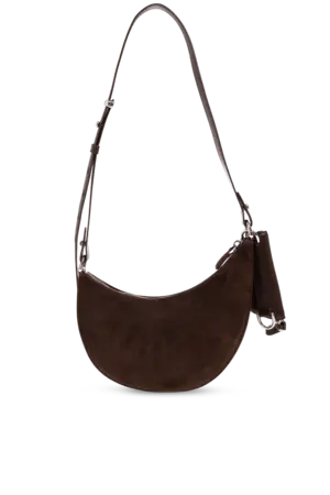 Kate Spade New York Duo" Suede Crescent Shoulder Bag - Brown