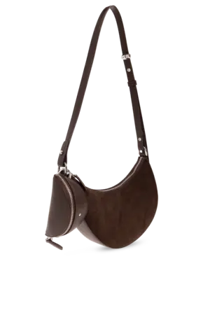 Kate Spade New York Duo" Suede Crescent Shoulder Bag - Brown