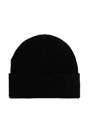 Palm Angels Cotton Beanie With Embroidered Logo