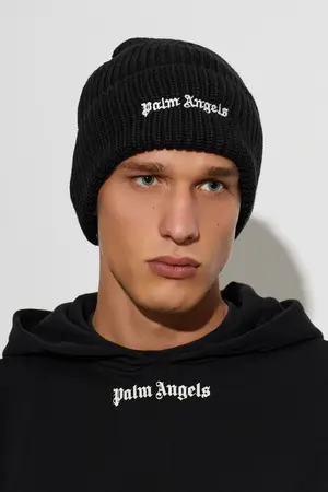 Palm Angels Cotton Cap With Embroidered Logo