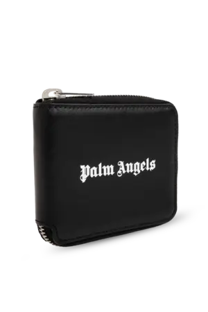 Palm Angels Leather Wallet With Logo
