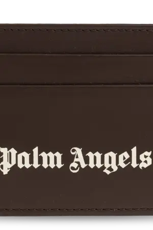 Palm Angels Leather Case With Logo