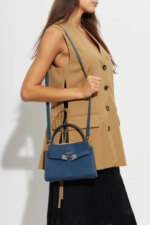 Tory Burch Lee Petite Leather Bag - Blue