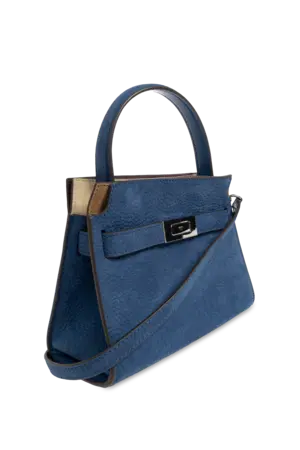 Tory Burch Lee Petite Leather Bag - Blue