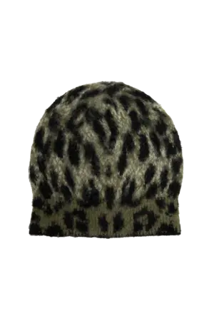 LANEUS Laneus Animal Motif Beanie Green