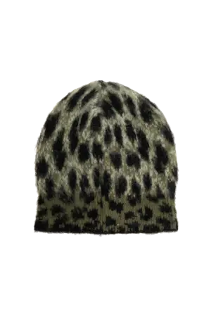 LANEUS Animal Motif Beanie - Green