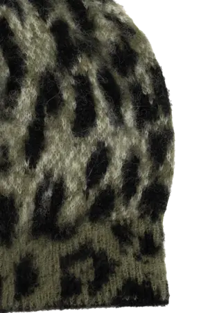 LANEUS Animal Motif Beanie - Green