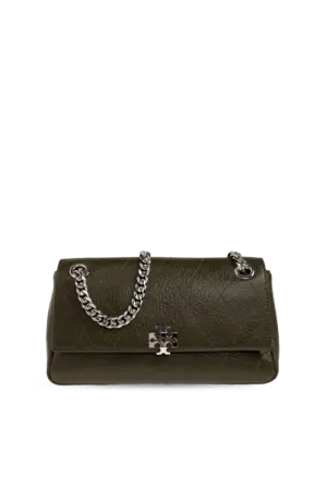 Tory Burch Charlie Quilted Small’ Bag - Green