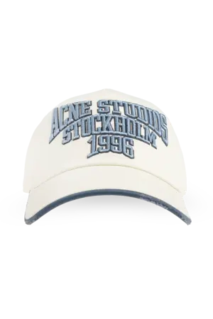 Acne Studios Baseball Cap - White