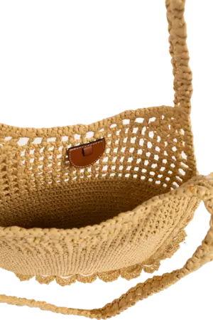 Ulla Johnson Marina Raffia Flat Tote Bag